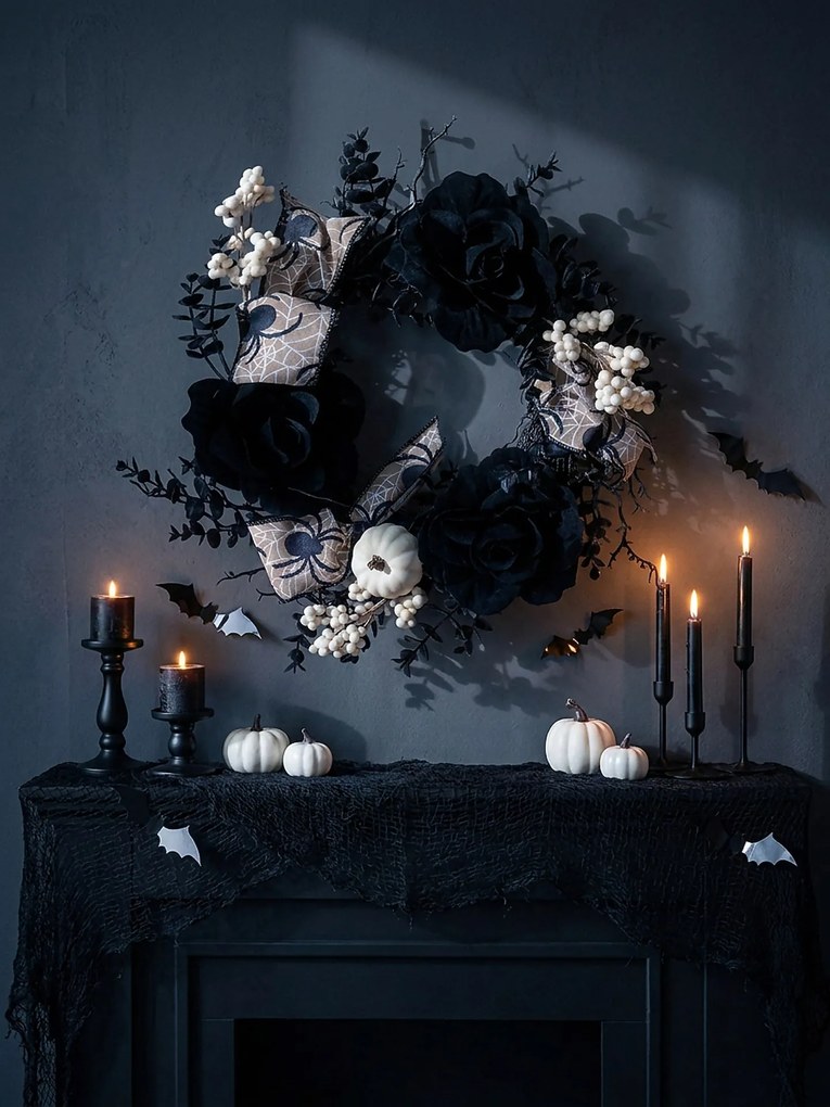 Sinsay - Dekorativní věnec s halloweenským motivem - vícebarevná
