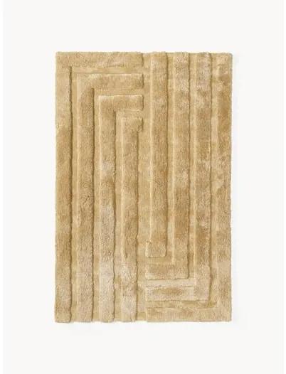 Načechraný koberec's vysokým vlasem a strukturovaným povrchem Genève