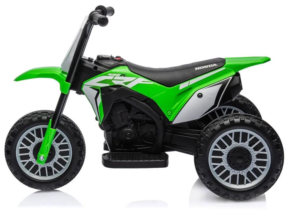 MILLY MALLY elektrická motorka Honda CRF 450R zelená