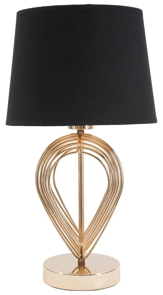Černá stolní lampa Mauro Ferretti Maxt, ø 24 cm