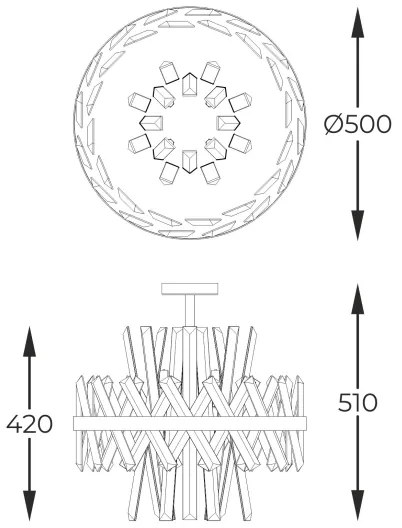 Zuma Line C0567-08C-7GAC - Lustr na tyči CONSTANTINOPLE 8xG9/28W/230V zlatá
