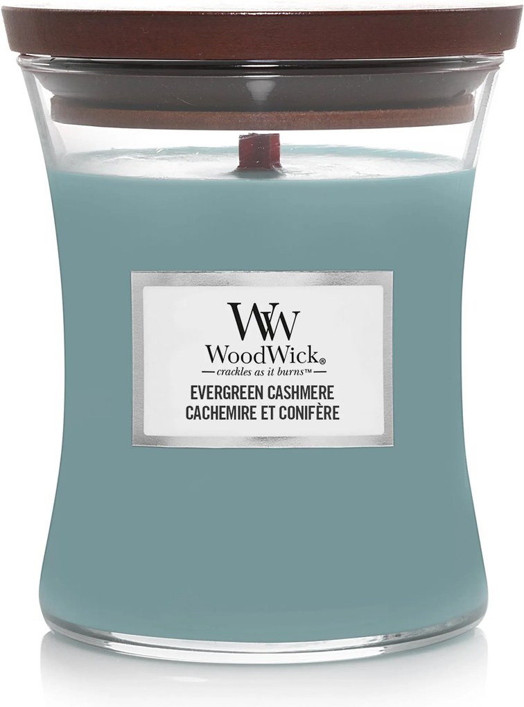 Svíčka woodwick evergreen cashmere 275 g