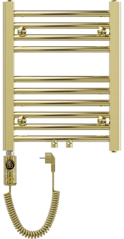 Mexen Ares, elektrické topné těleso 500 x 400 mm, 300 W, zlatá lesklá, W102-0500-400-2300-50