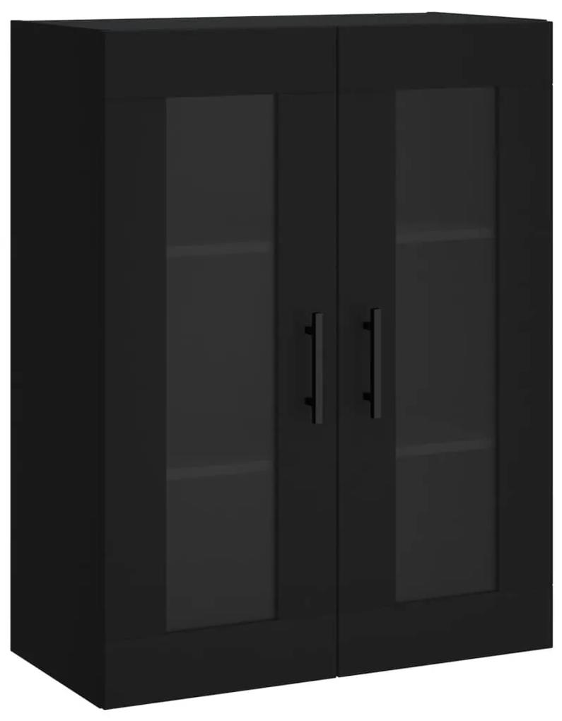 Skříň highboard černá 69,5 x 34 x 180 cm kompozitní dřevo,  3198554