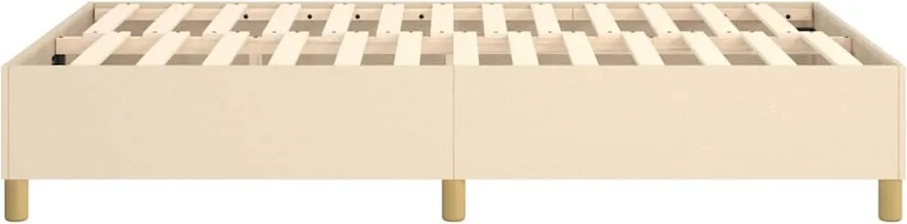 Rám postele s boxspringem krémový 120 x 200 cm textil 3120950