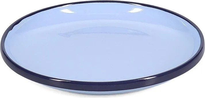 Modrý dezertní talíř z kameniny ø 18 cm Duo – ONA