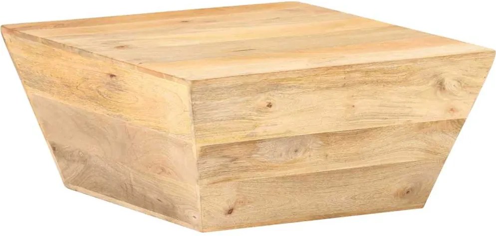 Konferenční stolek ve tvaru V 66 x 66 x 30 cm masivní mangovník 320387