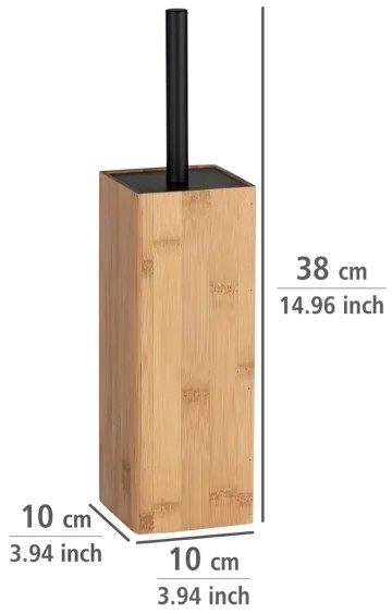 WENKO 23985100 - WC štětka PADUA 10x38 cm hnědá/černá