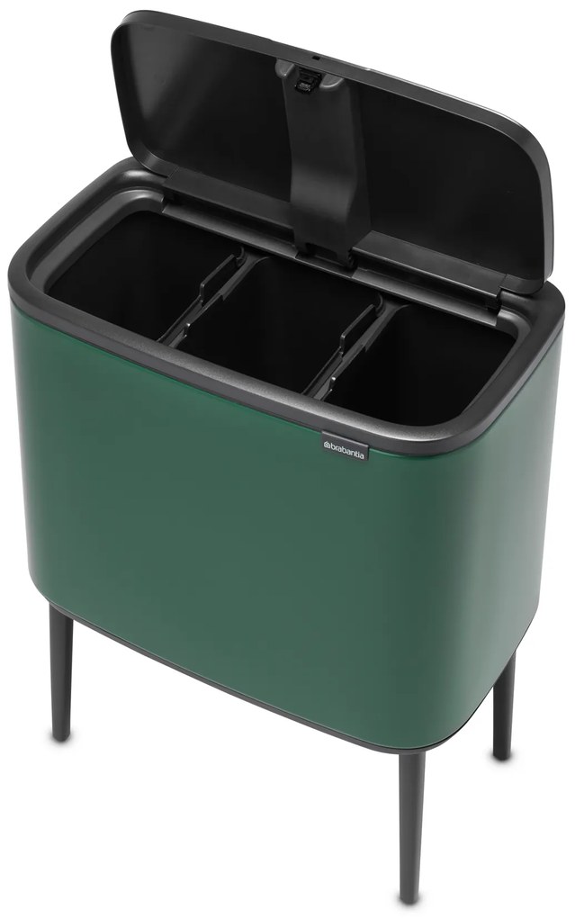 Brabantia BO Touch Bin 3x11L zelená 304200