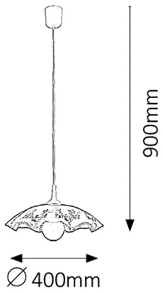 Rabalux 4795 - Lustr VINO E27/60W/230V