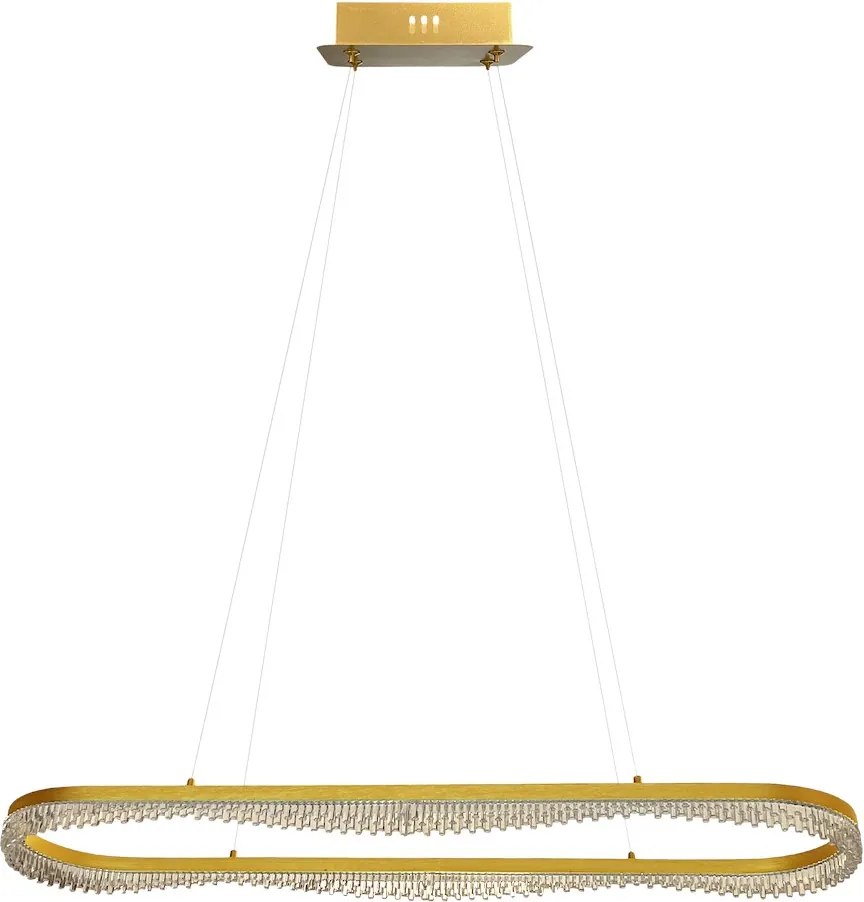 Závěsné LED svítidlo Preciosa, 1x LED 45w, 4000k, g