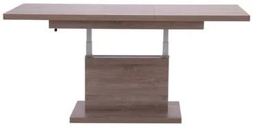 Konferenční stolek rozkládací LUX dub sonoma, tabák