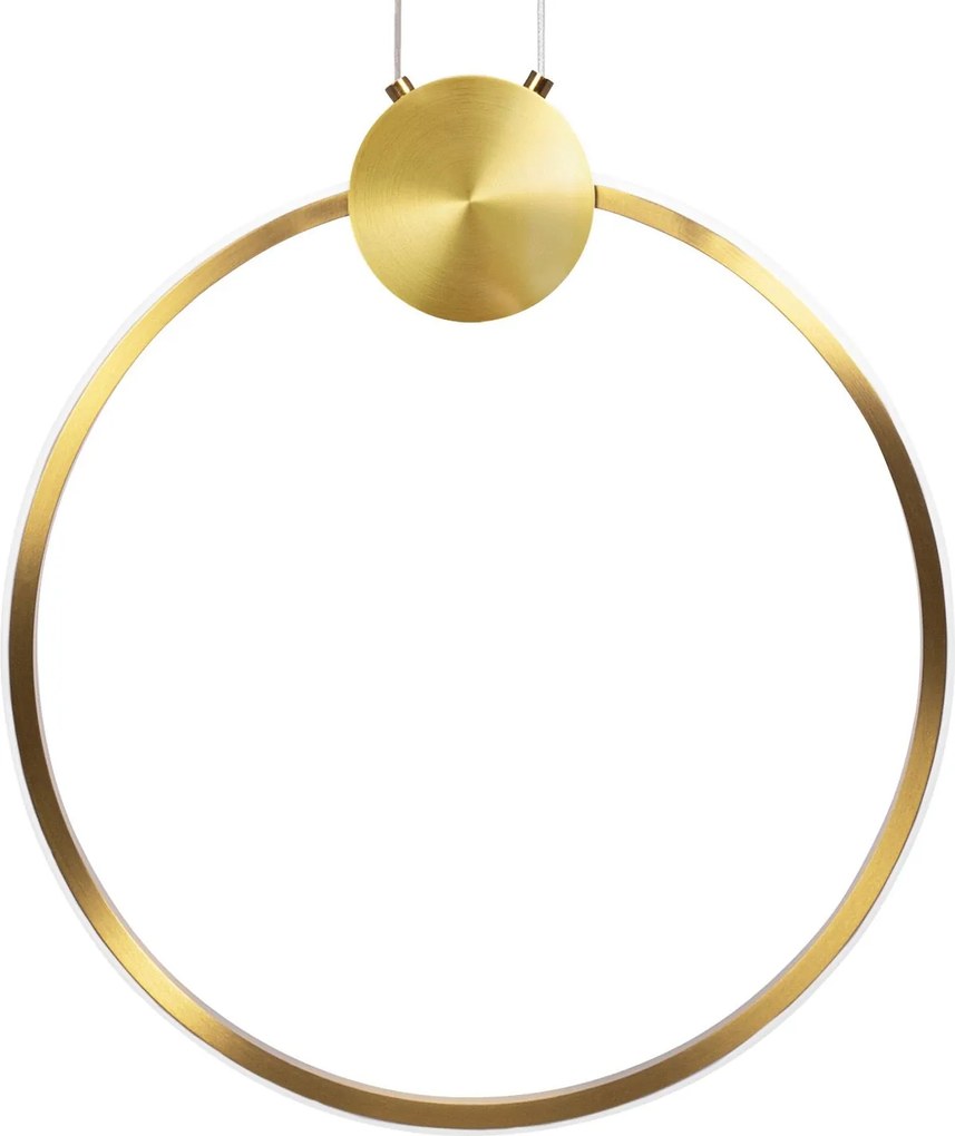 Toolight Toolight, LED stropní svítidlo 30cm, 13W, 4000K, 1500lm, APP1394-CP, zlatá matná, OSW-00952