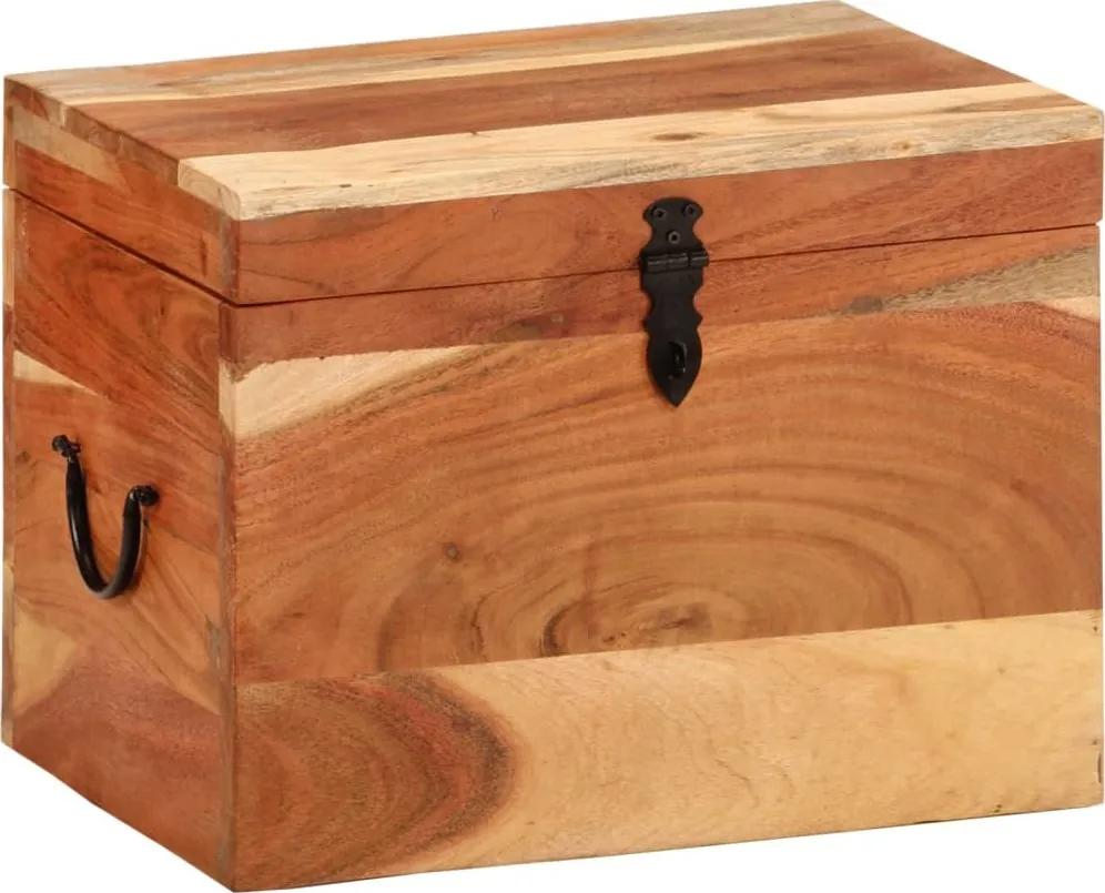 vidaXL Úložný box 39 x 28 x 31 cm masivní akáciové dřevo [338482]