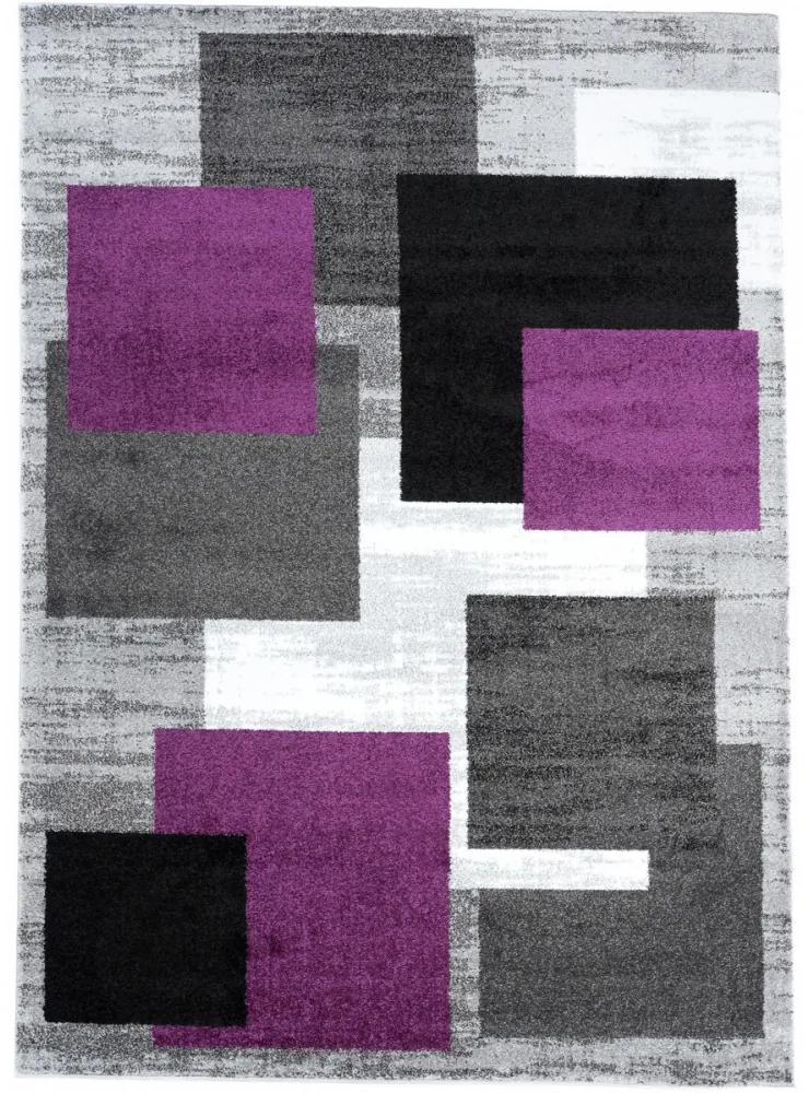 Kusový koberec Mora fialový, Velikosti 140x190cm