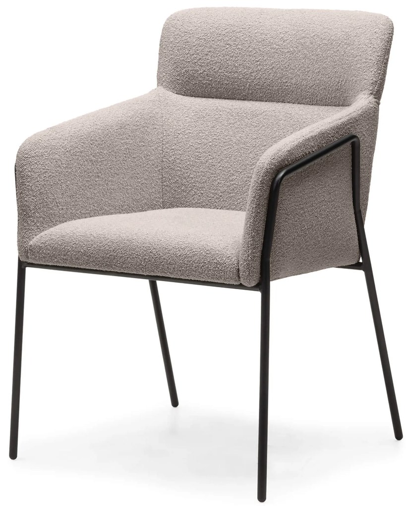Béžové designové jídelní křeslo HELSINKI