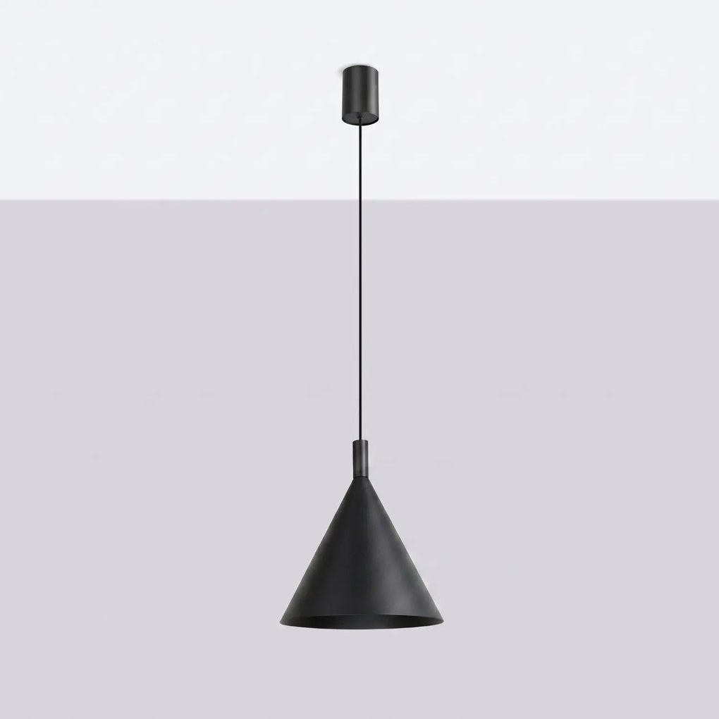 Sollux Lighting Závěsné svítidlo NOX 25 černé