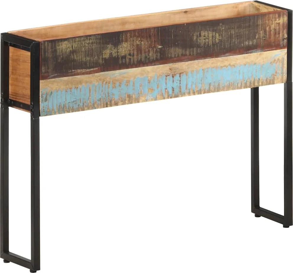 Truhlík 90 x 20 x 68 cm masivní recyklované dřevo 321940