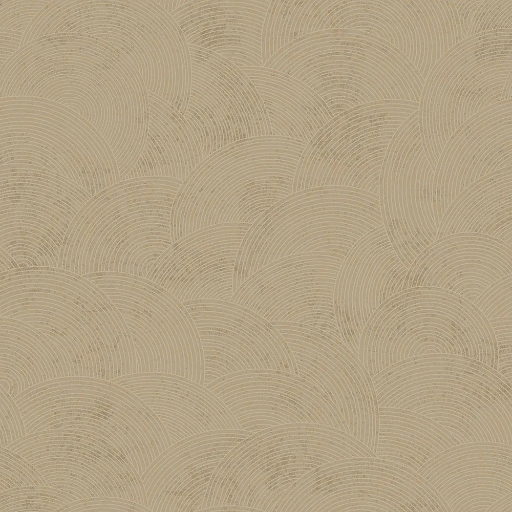 Luxusní béžovo-zlatá vliesová tapeta s obloučky WL220663, Wll-for 2, Vavex