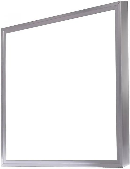 Ecolite LED-GPL-44-45-RAM Stříbrný LED panel s rámečkem 600x600mm 45W denní bílá 5000lm