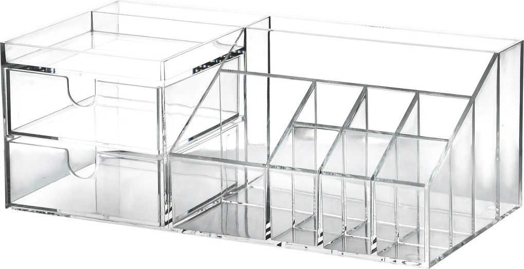 Kosmetický organizér BEA 24x9x12 cm čirý