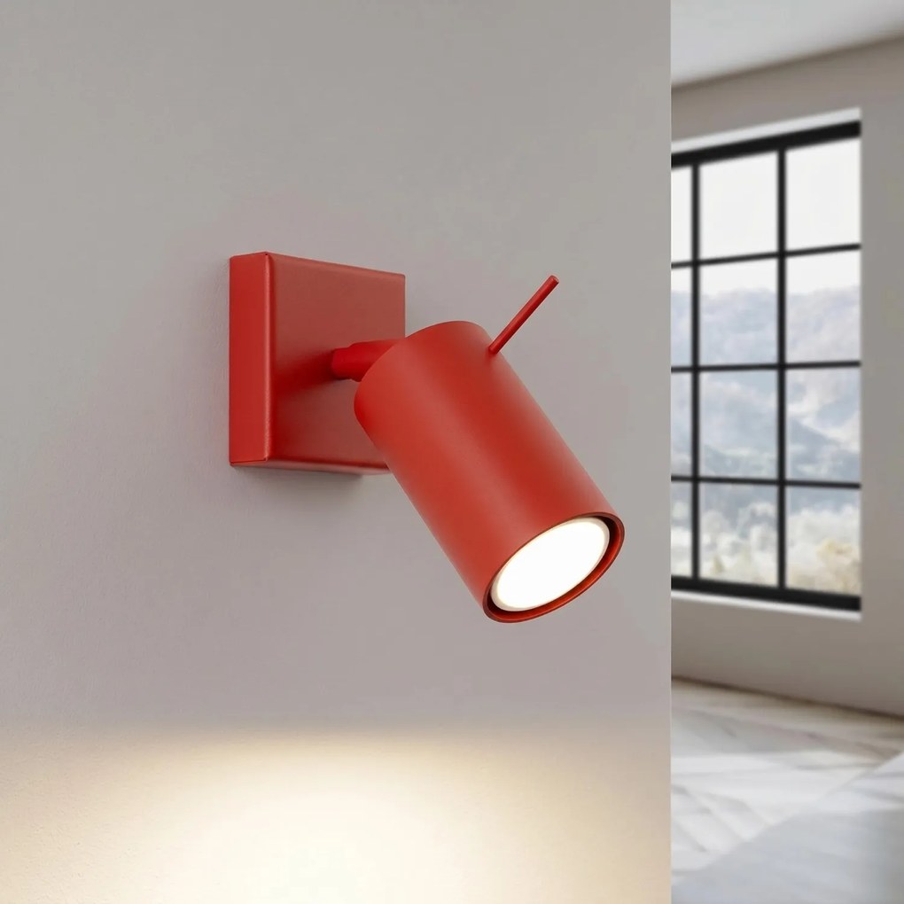 Sollux Lighting Nástěnné svítidlo RING červené