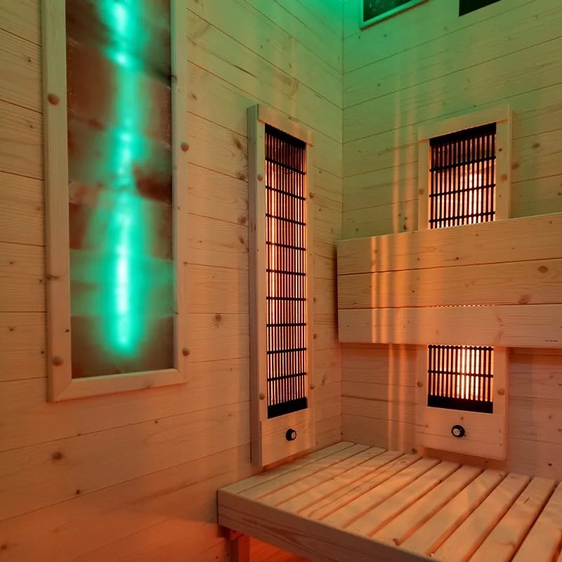 BPS-koupelny Infrasauna Relax HYD-6712 120x105, 1-2 osoby