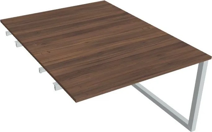 Hobis Kancelářský pracovní stůl k řetězení Hobis USDO 1200R, bílá RAL 9016, deskabuk