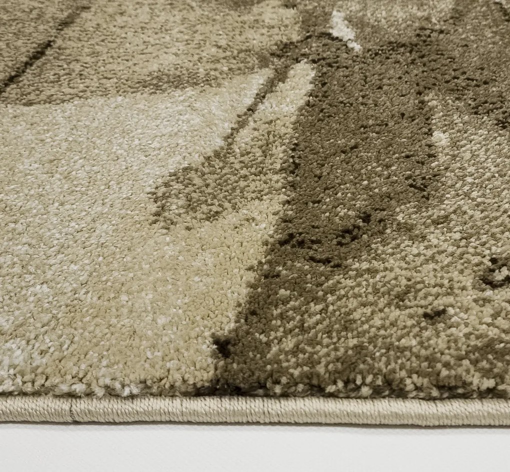 BE Koberec Wenus 7771 SAND – béžovo-hnědý obdélníkový Rozměr: 60x100 cm