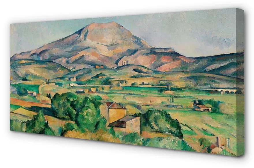 Obrazy na plátně Art louka s výhledem na vrchol 120x60 cm