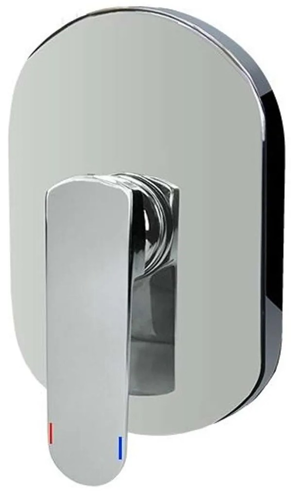 Mereo - Baterie pod omítku, s tělesem, chrom CBQ60105MB