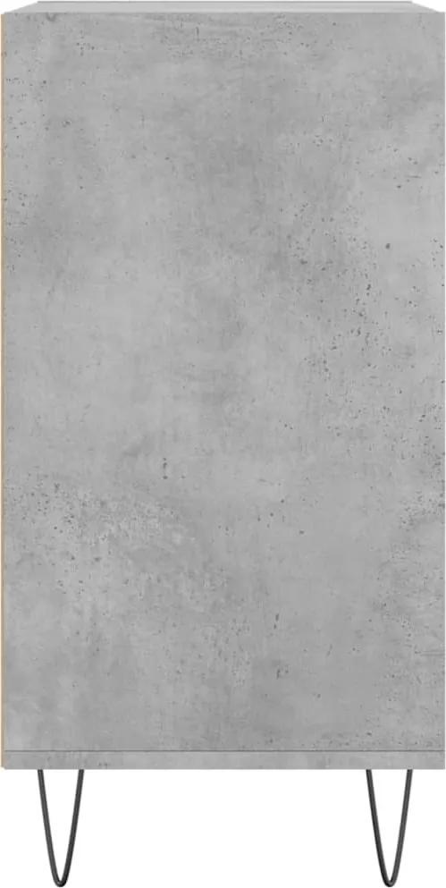 vidaXL Příborník 57 x 35 x 70 cm kompozitní dřevo [827136] Barva: bílá s vysokým leskem