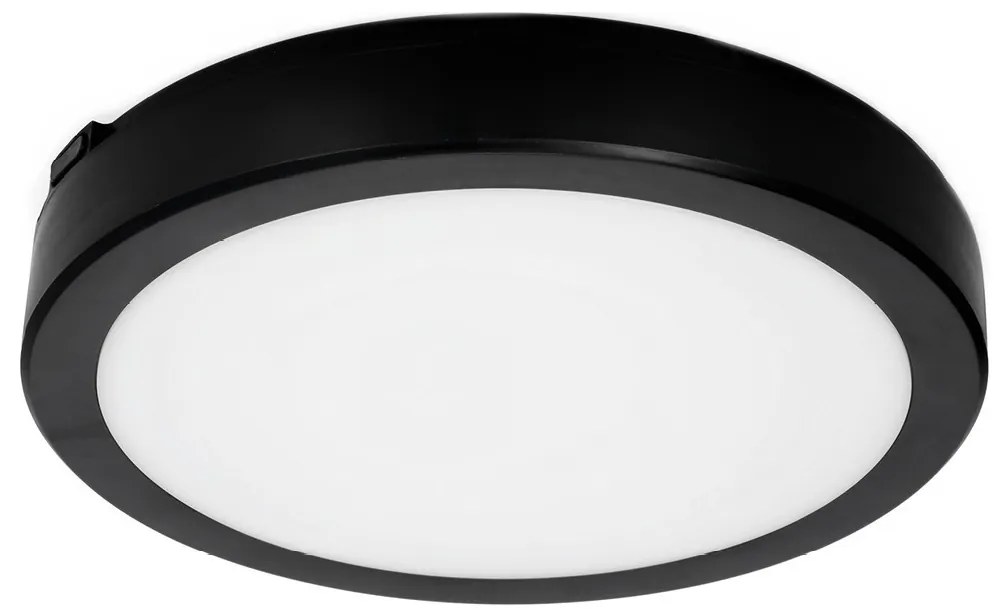 LED Koupelnové stropní svítidlo se senzorem NAIROS LED/18W/230V IP65 černá + DO
