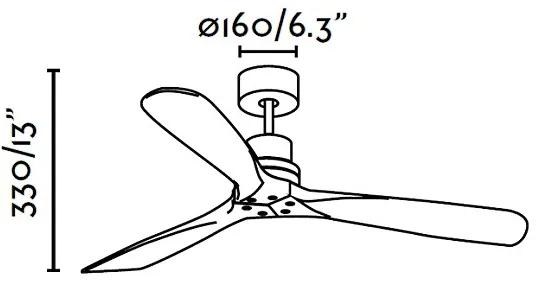 Stropní ventilátor Faro LANTAU 33370DC tmavý ořech + záruka 3 roky ZDARMA