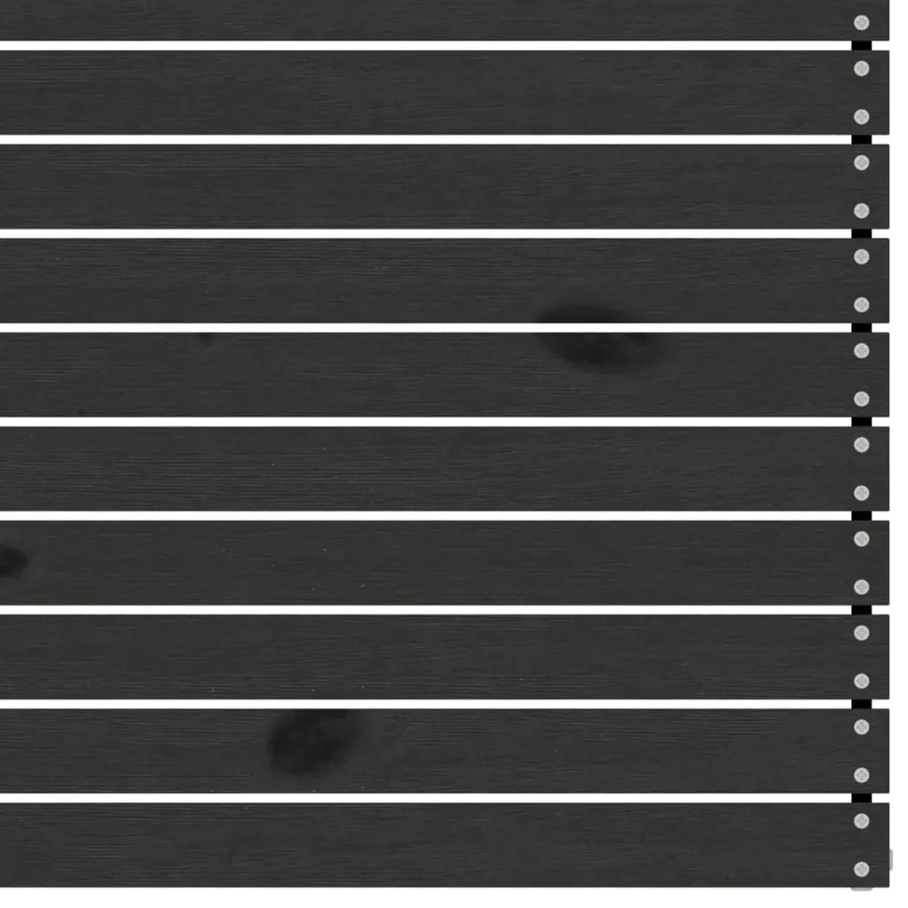 vidaXL Marketos 3dílná zahradní sedací souprava masivní borovice černá