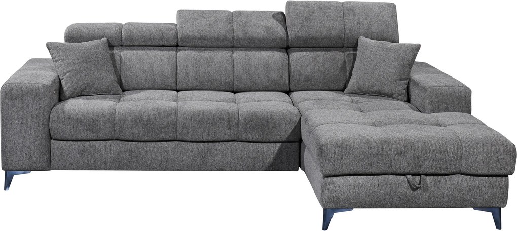 XXXLutz ROHOVÁ SEDAČKA, textil, antracitová MID.YOU - Sedací soupravy - 002220047406