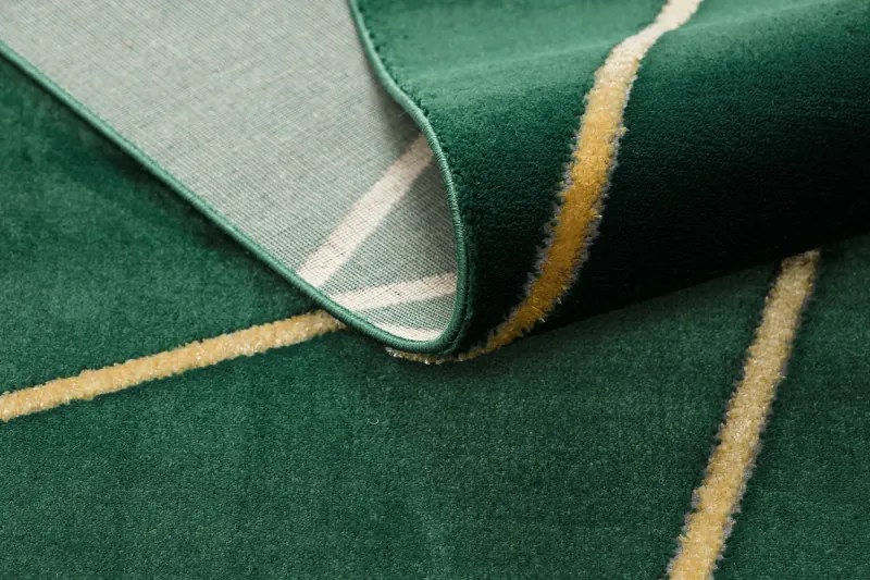 Dywany Łuszczów, Kusový koberec Emerald 1013 green and gold, 240x330, zelená, chodba / předsíň