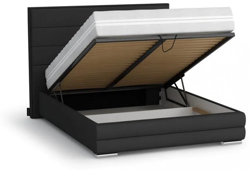 Moderní čalouněná postel SPAIN 160x200 cm Ficelle 4