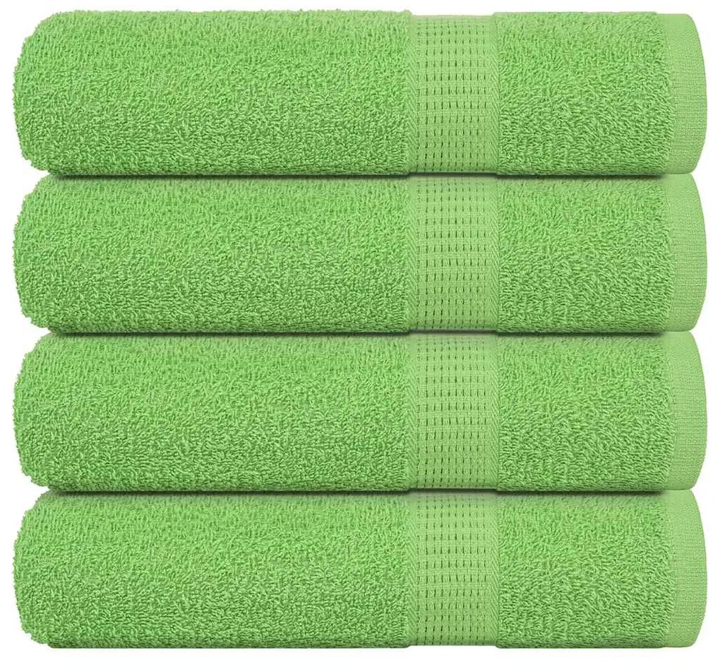 Ručníky FROGN 4 ks jablečně zelené 50x100 cm 360 g/m² 137023
