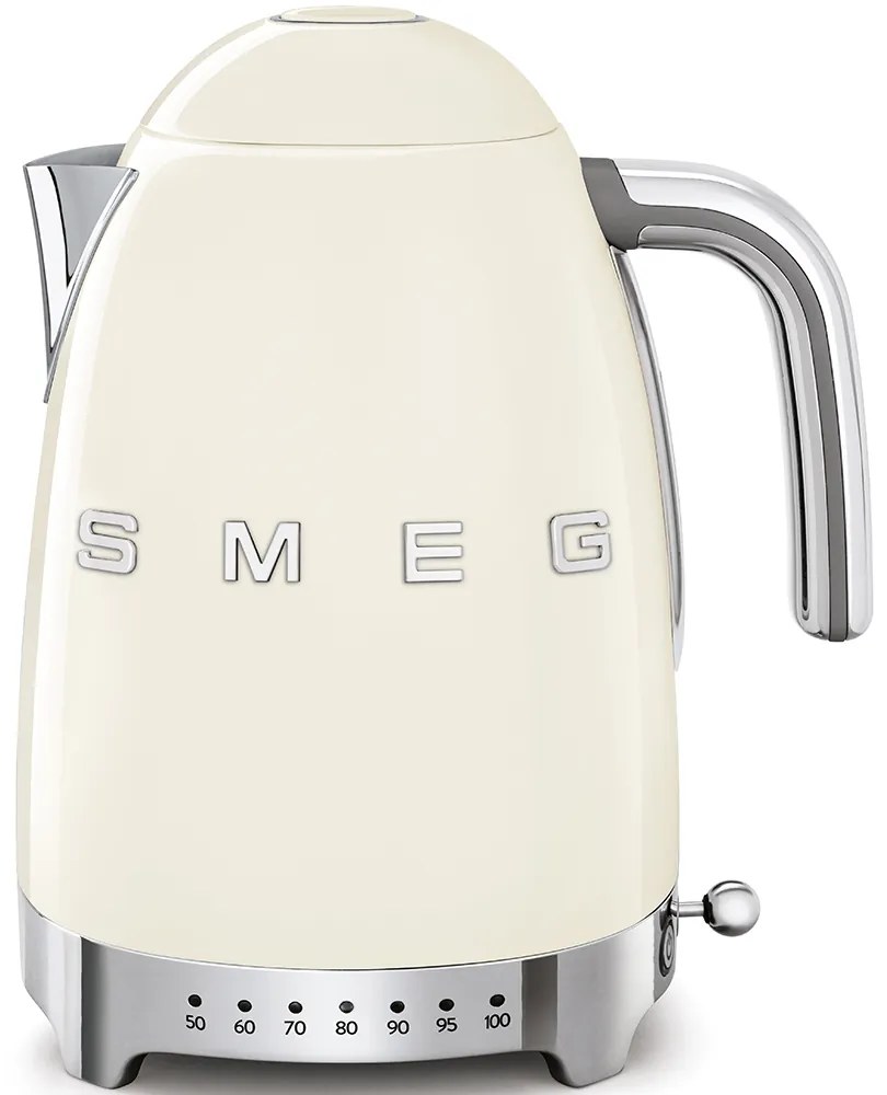 Smeg Rychlovarná konvice 50´s Retro Style, s regulací teploty, 1,7 l krémová KLF04CREU