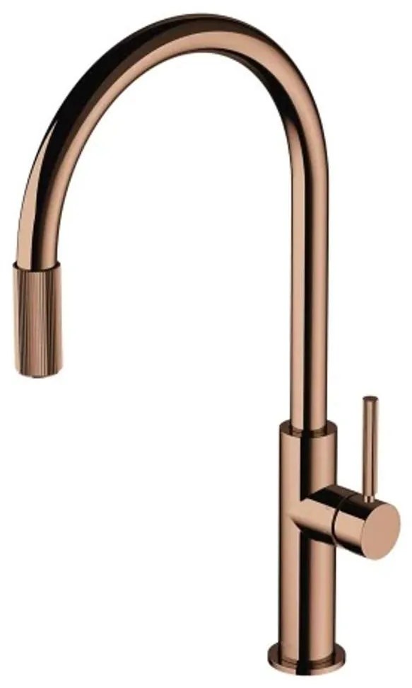 OMNIRES Switch - Dřezová baterie s filtračním zařízením, měď SW9057-FD1CP