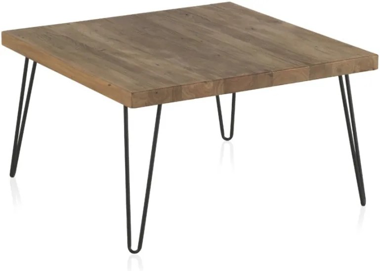Konferenční stolek s deskou z jilmového dřeva Geese Rea, výška 40 cm