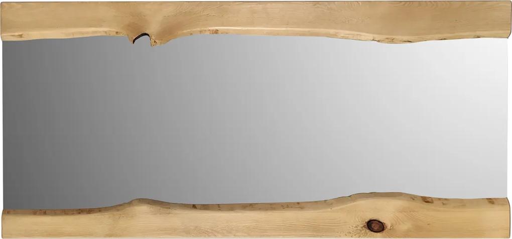Dřevěné zrcadlo LIVE EDGE 140x70-004