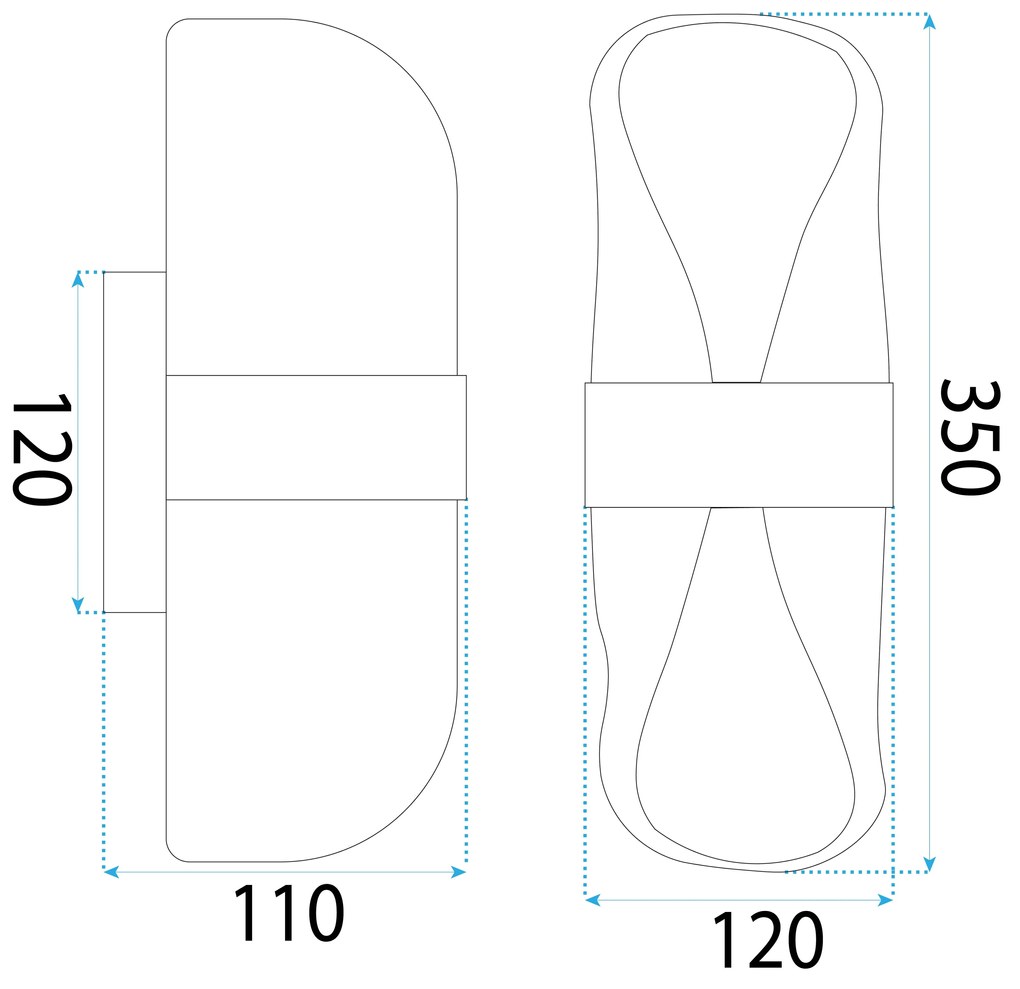 Toolight Nástěnné BOHO osvětlení APP1502-1W