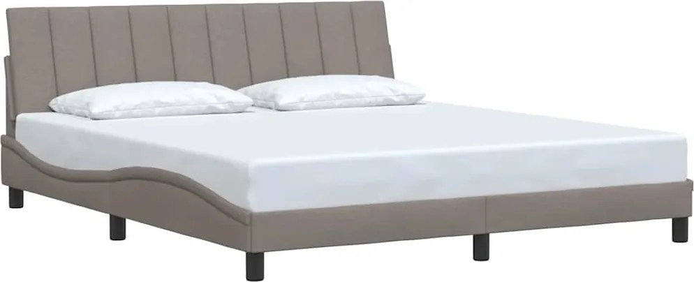 Rám postele bez matrace Hanko taupe 180 x 200 cm textil 3310409