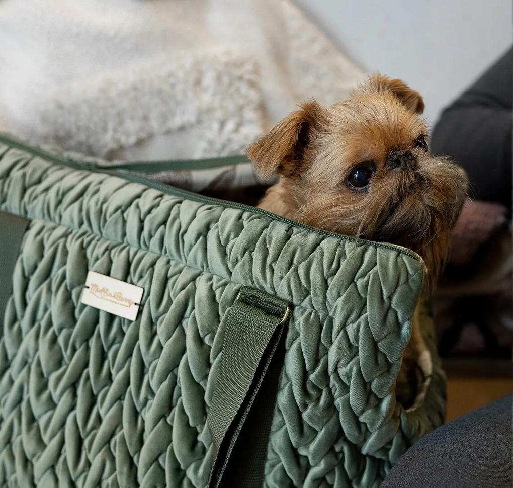 Muffin&Berry Cestovní taška pro psy Luxury Esther Velikost: M
