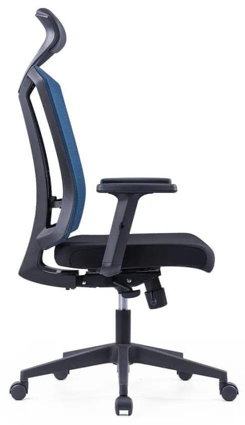 Dalenor Kancelářské židle Brixxen HB, textil, černá / modrá