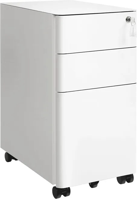 Autronic Kancelářský kontejner kovový AUK-E1130 Barva: Bílá