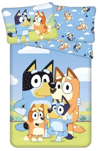Jerry Fabrics Povlečení Bluey 004 140x200, 70x90 cm