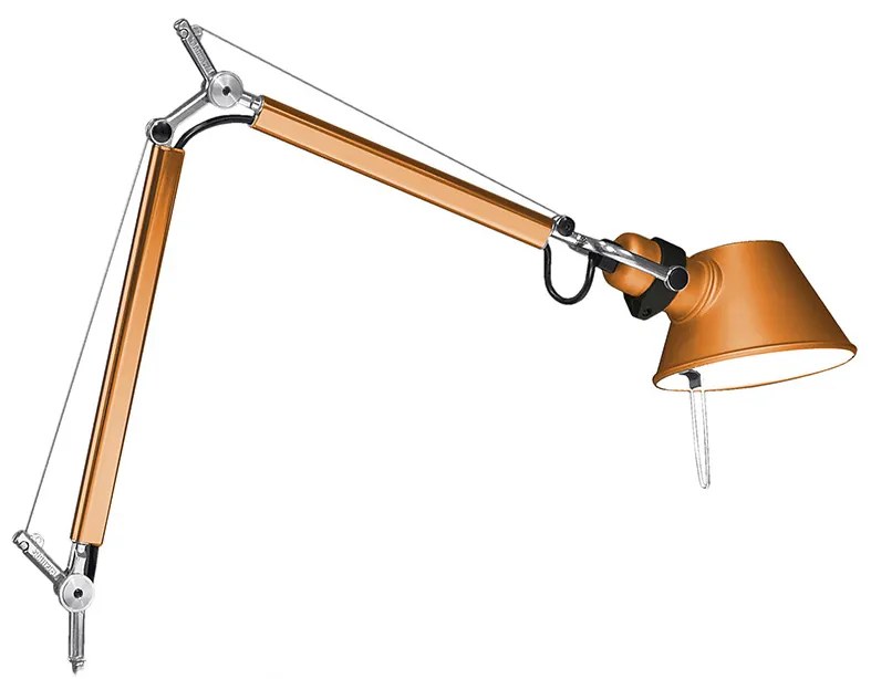 Artemide A010960 Tolomeo Micro halo Table, tělo lampy, 1x46W E14, oranžová